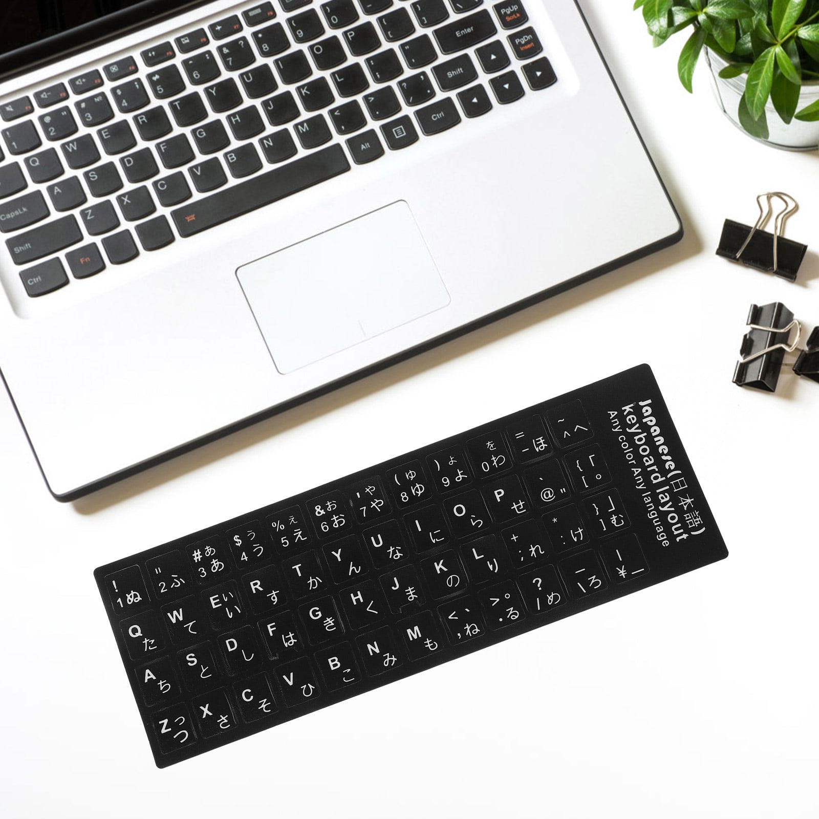 Clispeed Black Replacement Keyboard Letter Stickers for Easy Language ...