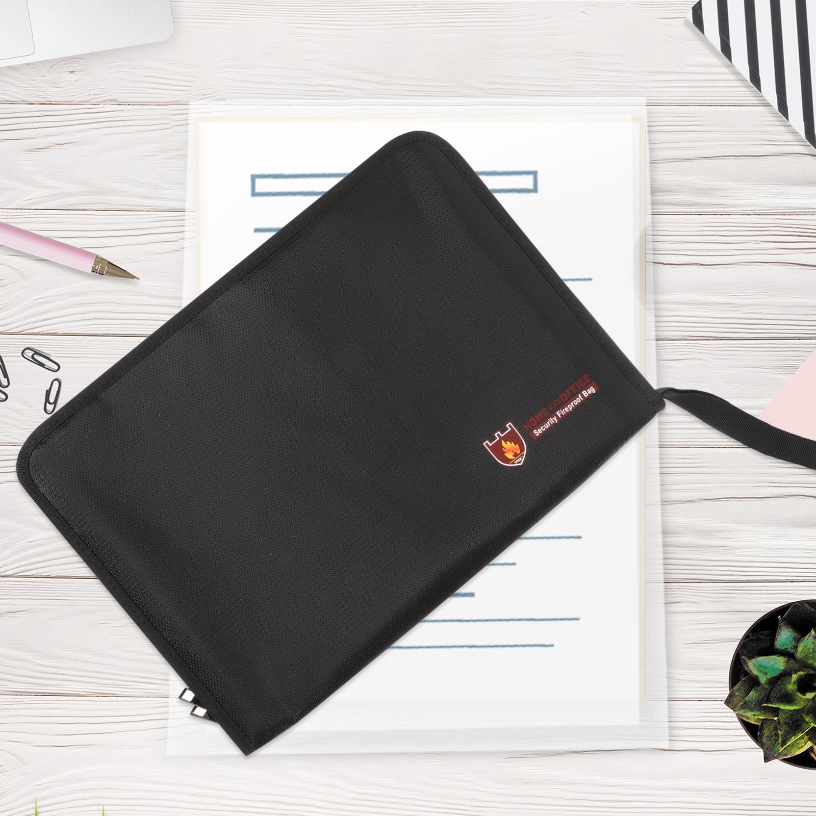 Clispeed 1Pack Fire Resistant Document Folder Paper Organizer Fireproof ...