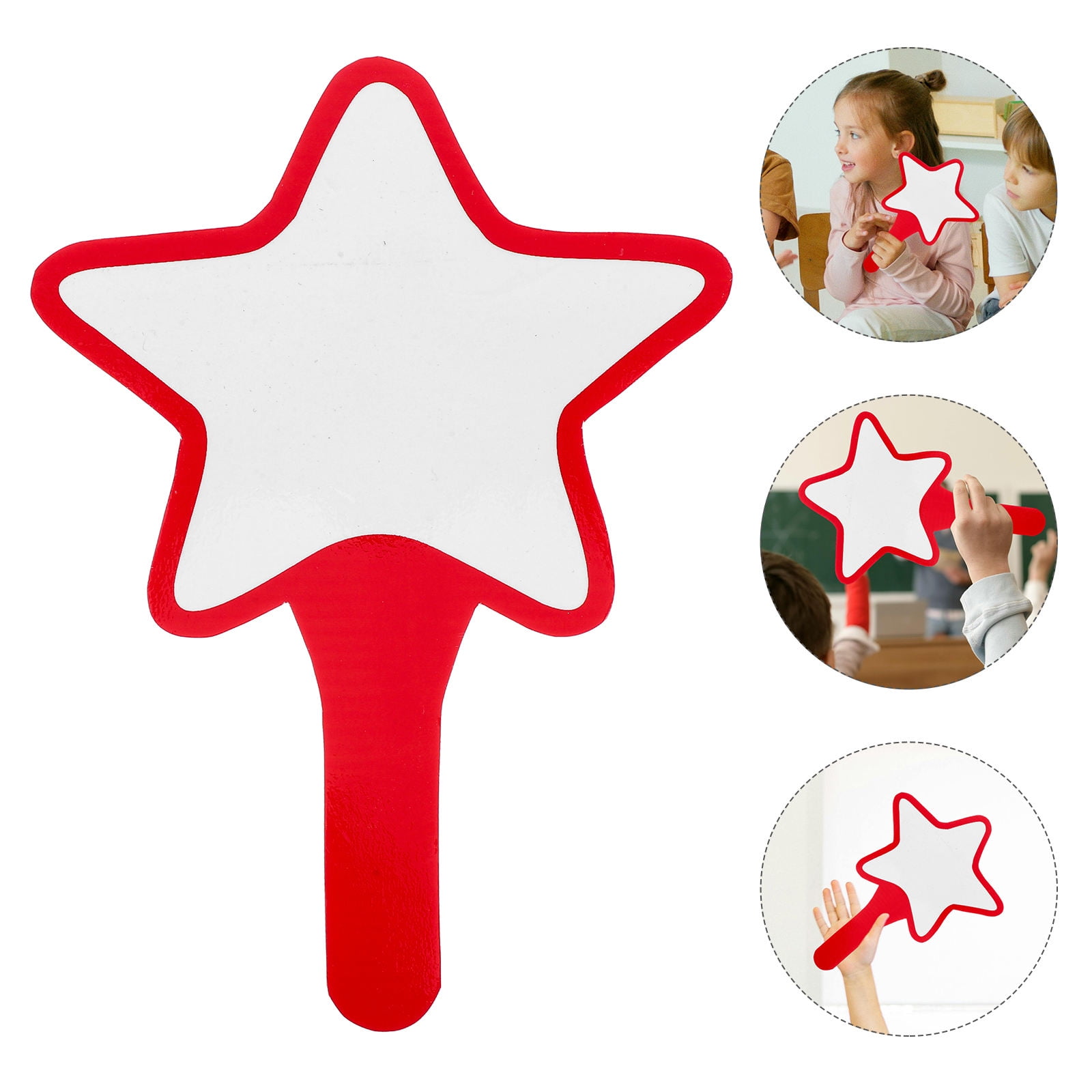 Clispeed Blank Score Paddles Dry Erase Answer Paddle Foam Scoring for ...