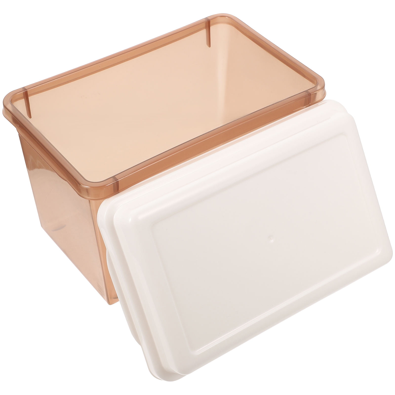 Clispeed Brown PP Bread Storage Box Sealing Box for Home with Lid ...