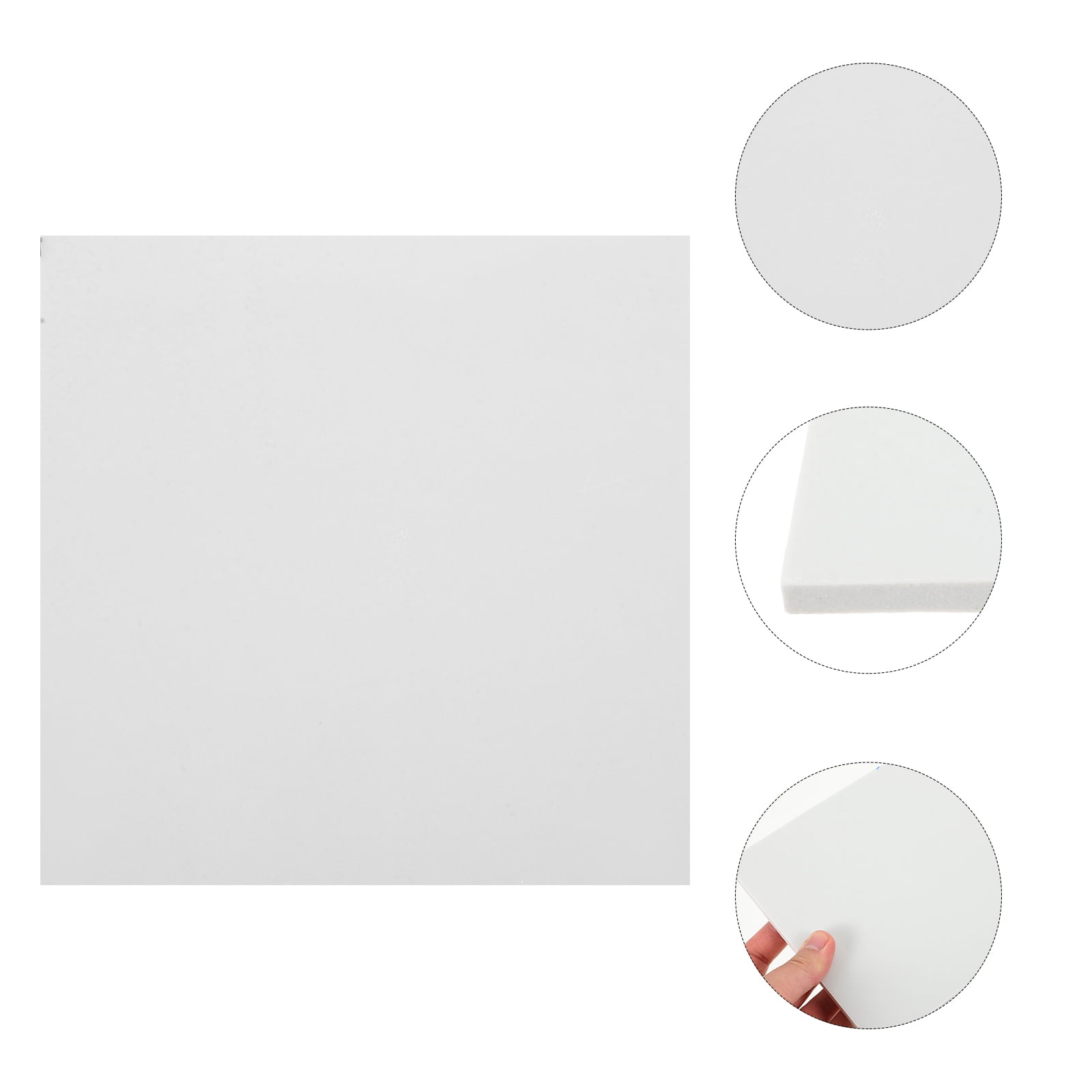 Clispeed White Ceramic Decorative Craft Plates Set for Painting and ...