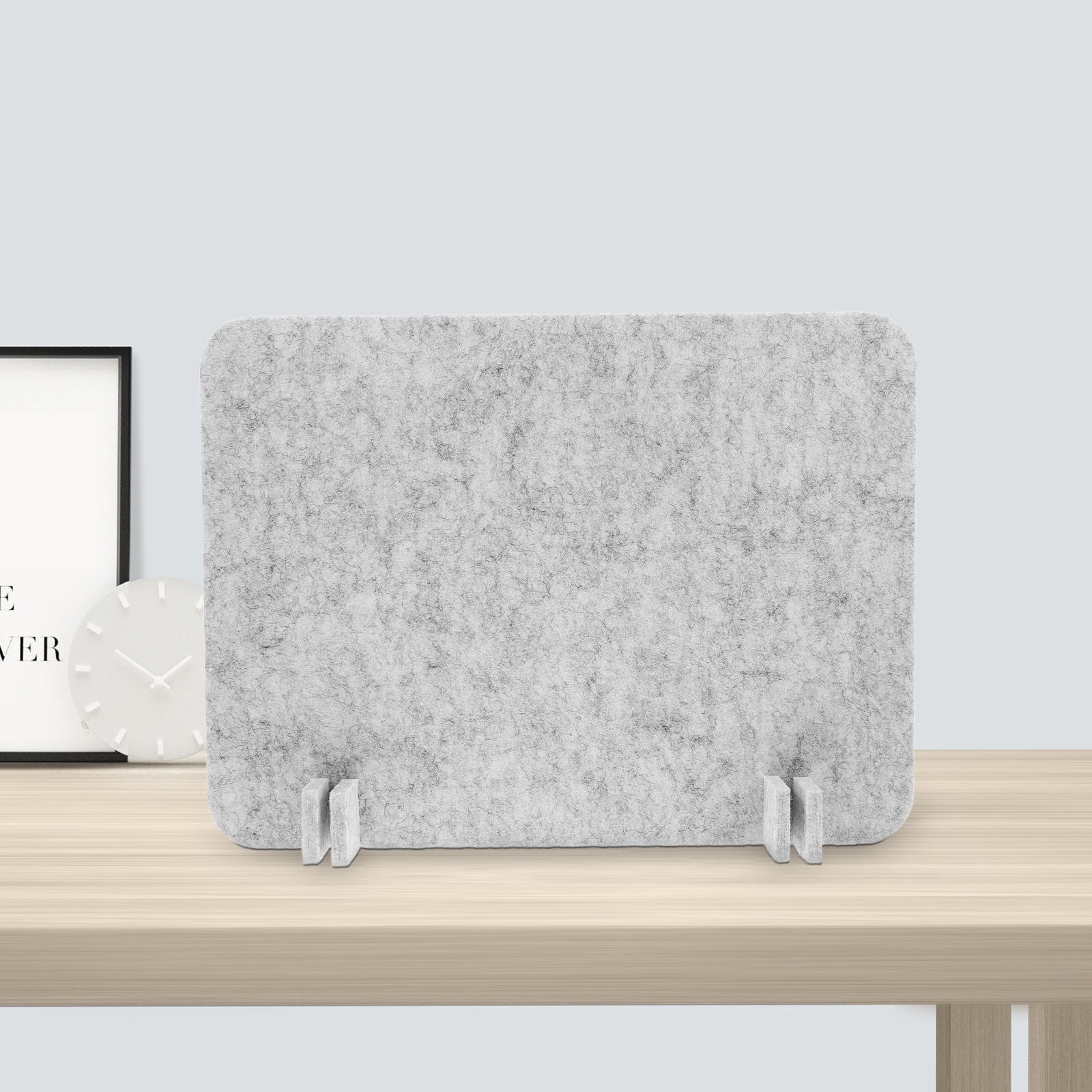 Clispeed Classroom Privacy Folders Desk Divider Light Grey Felt ...
