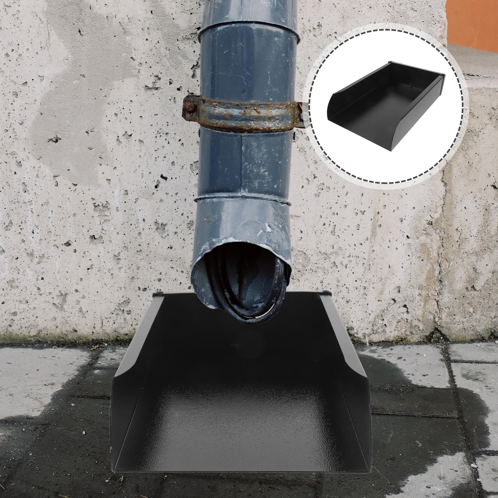 Clispeed Downspout Strainer Gutter Downspout Aluminum Alloy for Debris ...