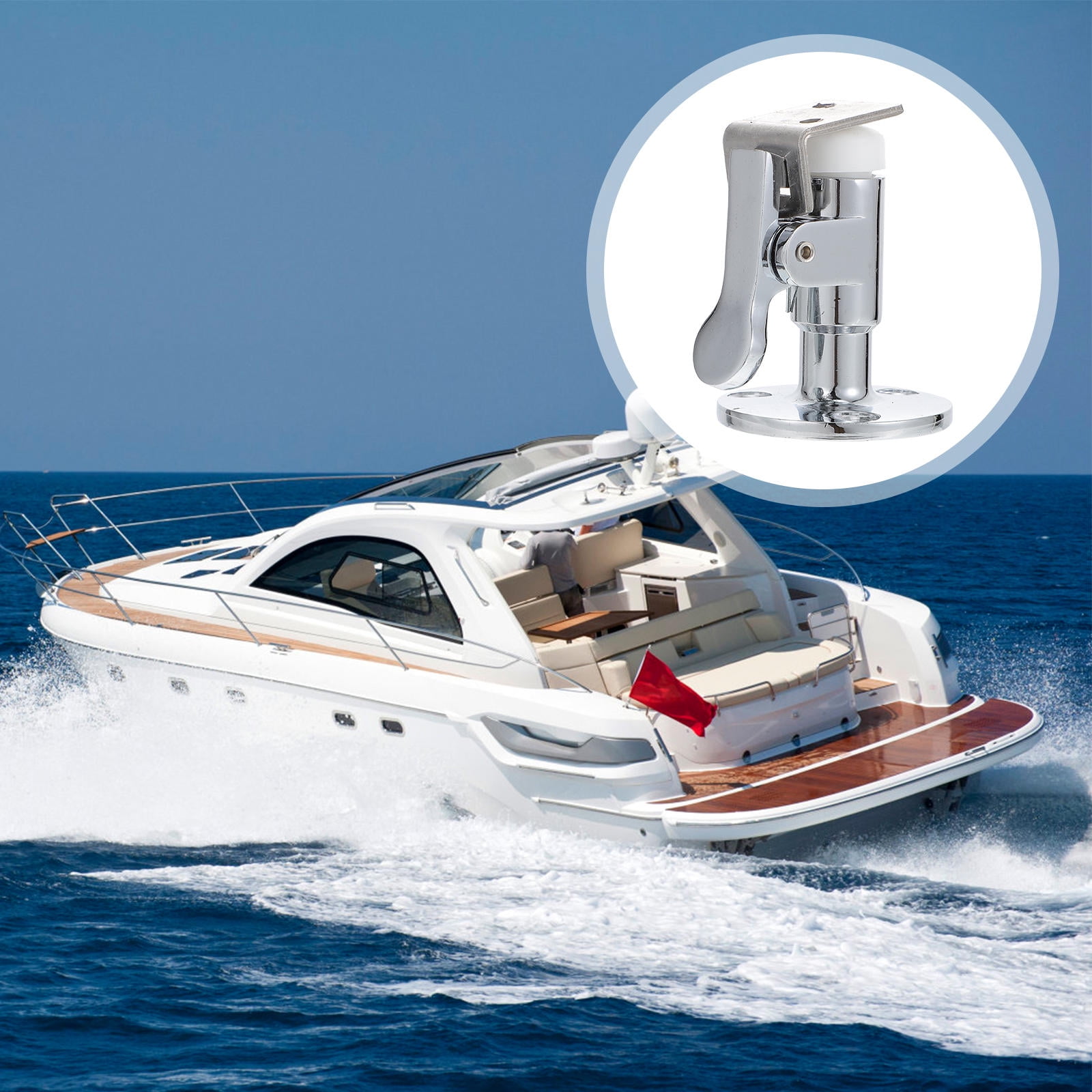 Clispeed Front Door Stopper Heavy Duty Stainless Steel Windproof 1 Set ...