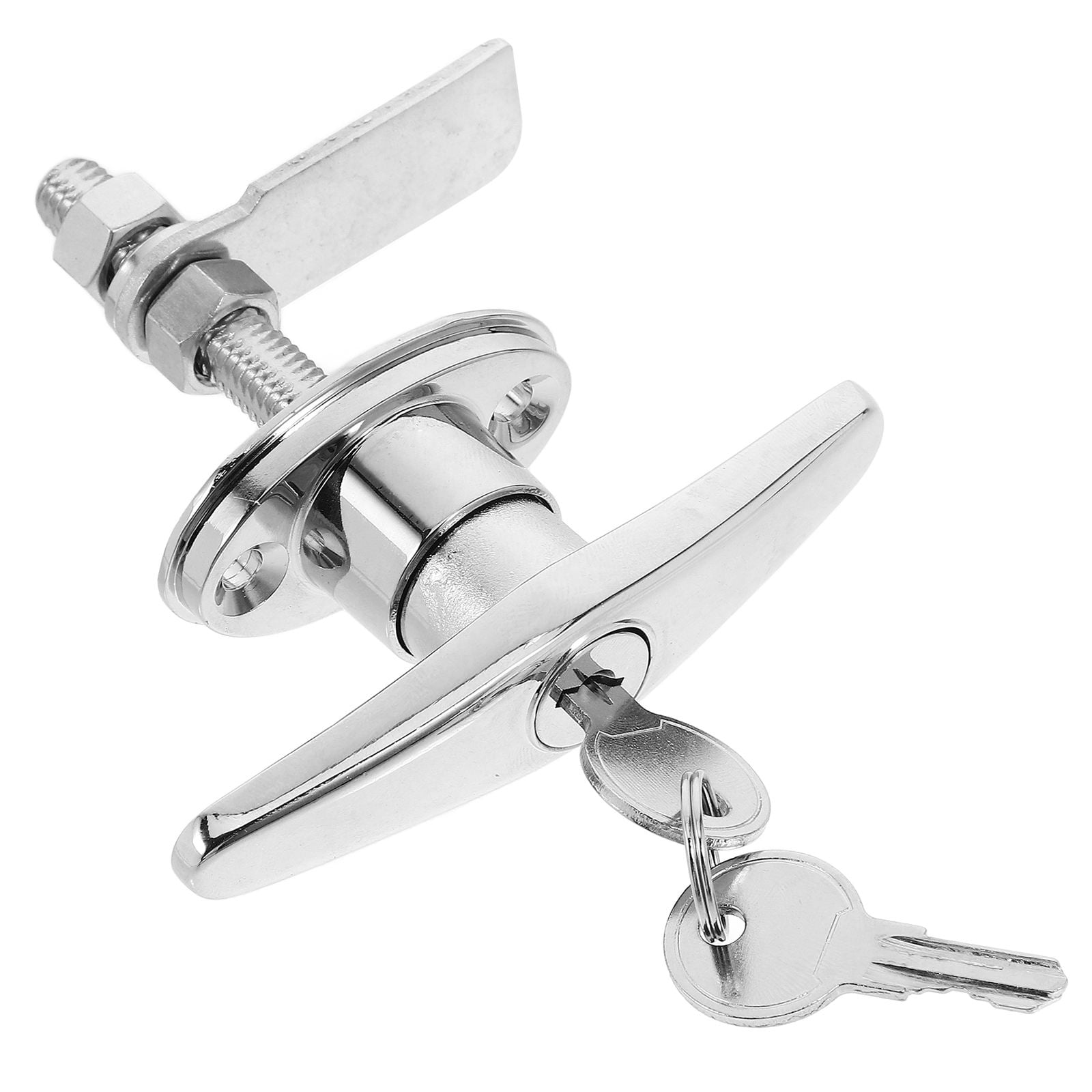 Clispeed Furniture Handle Lock for Barn Doors T Shaped Handle Lock with ...