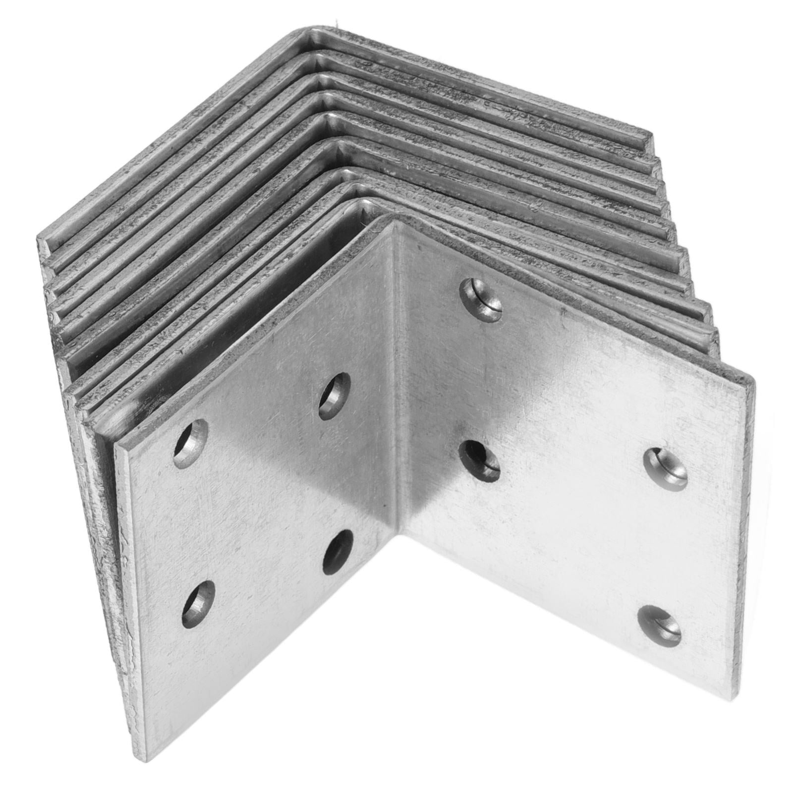 Clispeed Galvanized Angle Iron Brackets 10pcs Steel Z Brackets Easy ...