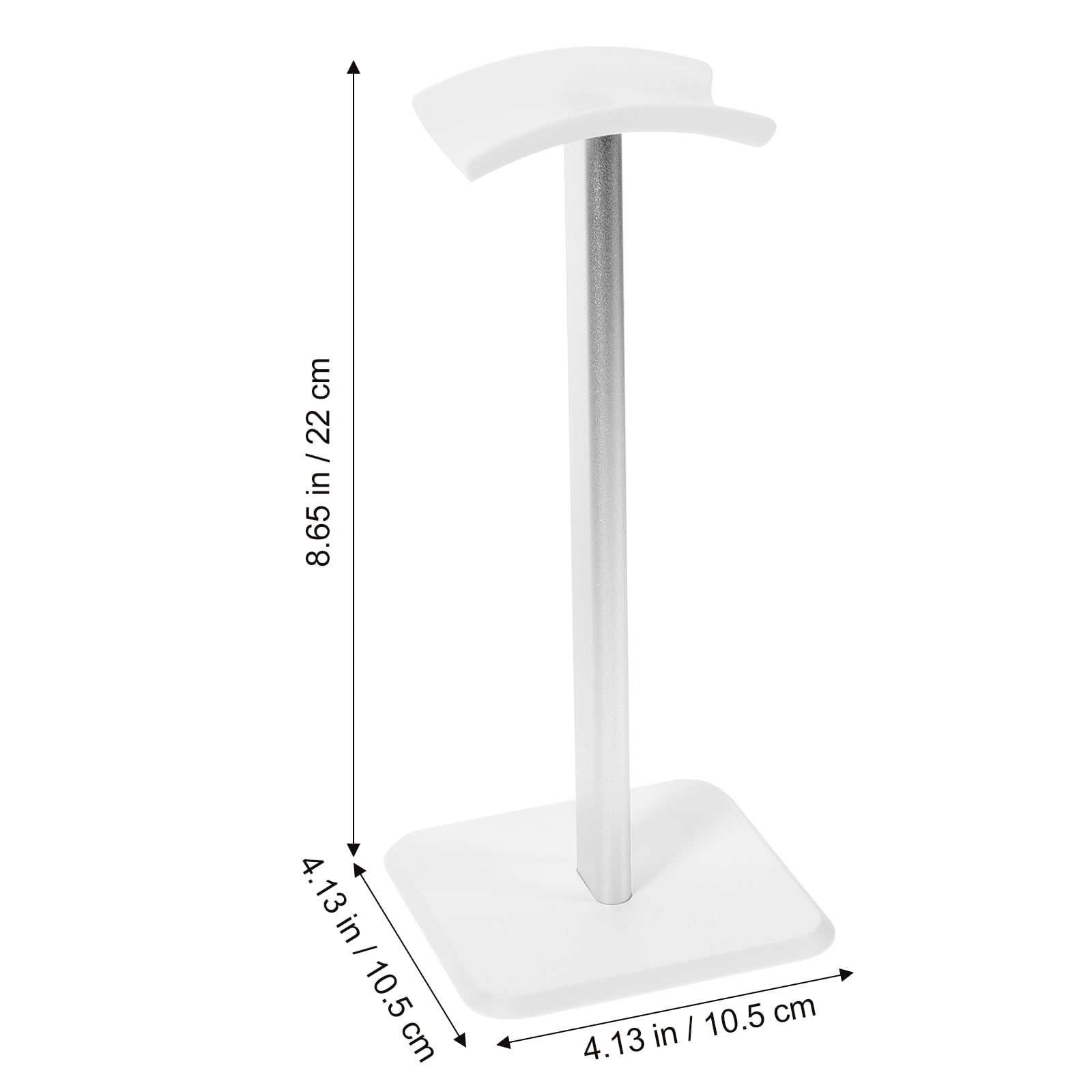 Clispeed Headset Stand, White, Aluminum Alloy, Simple Design, for ...