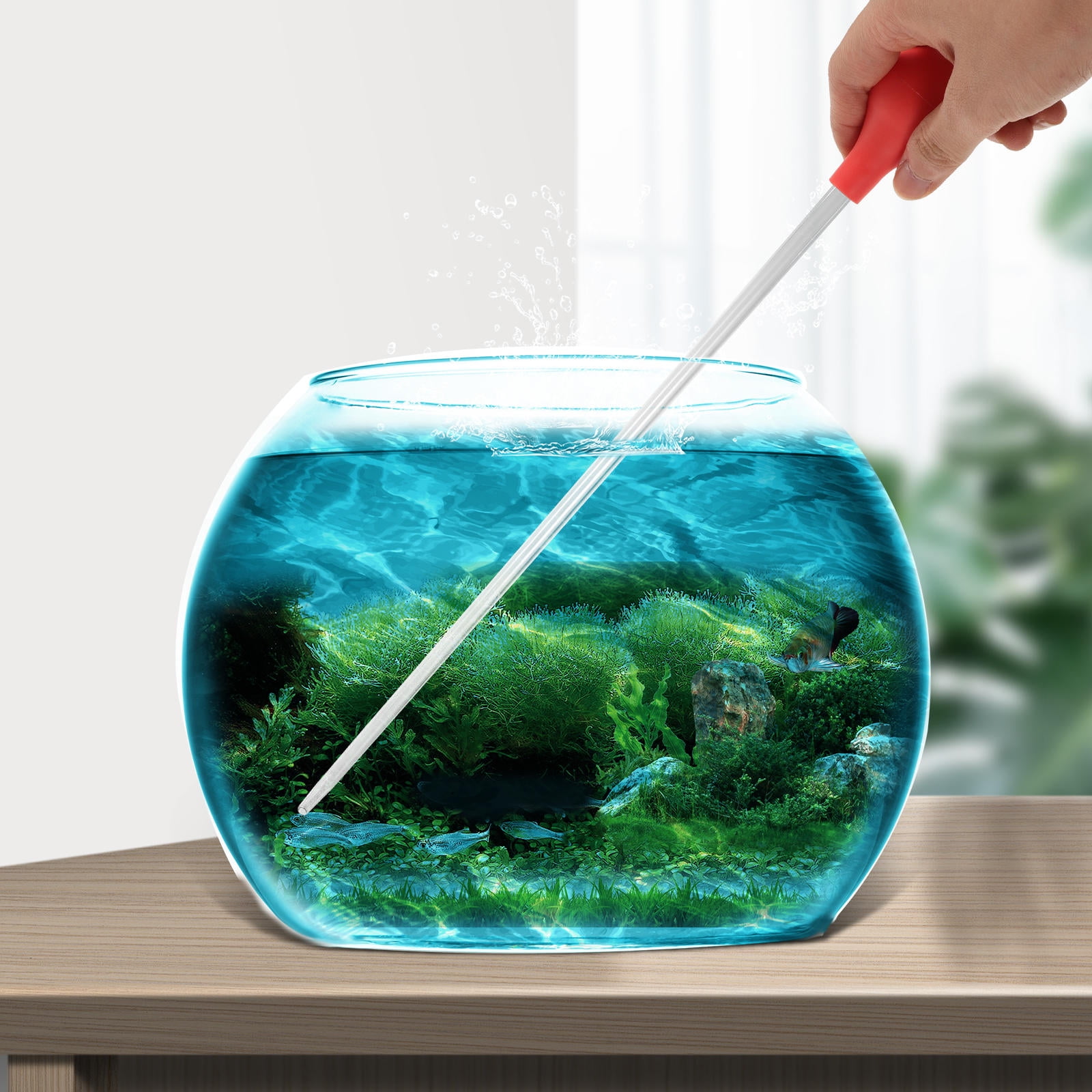 Clispeed Long Pipette for Fish Coral Feeder Multi Acrylic Simple and ...