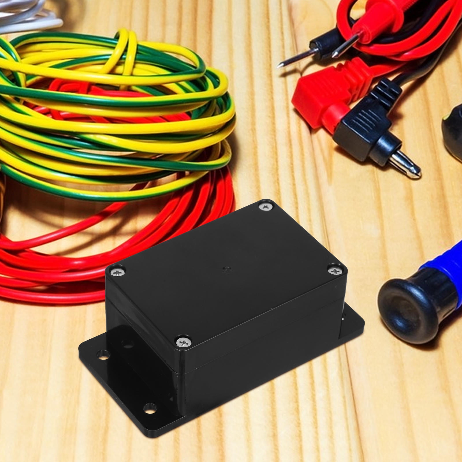 Clispeed Black Plastic Electrical Junction Box Waterproof Protector for ...