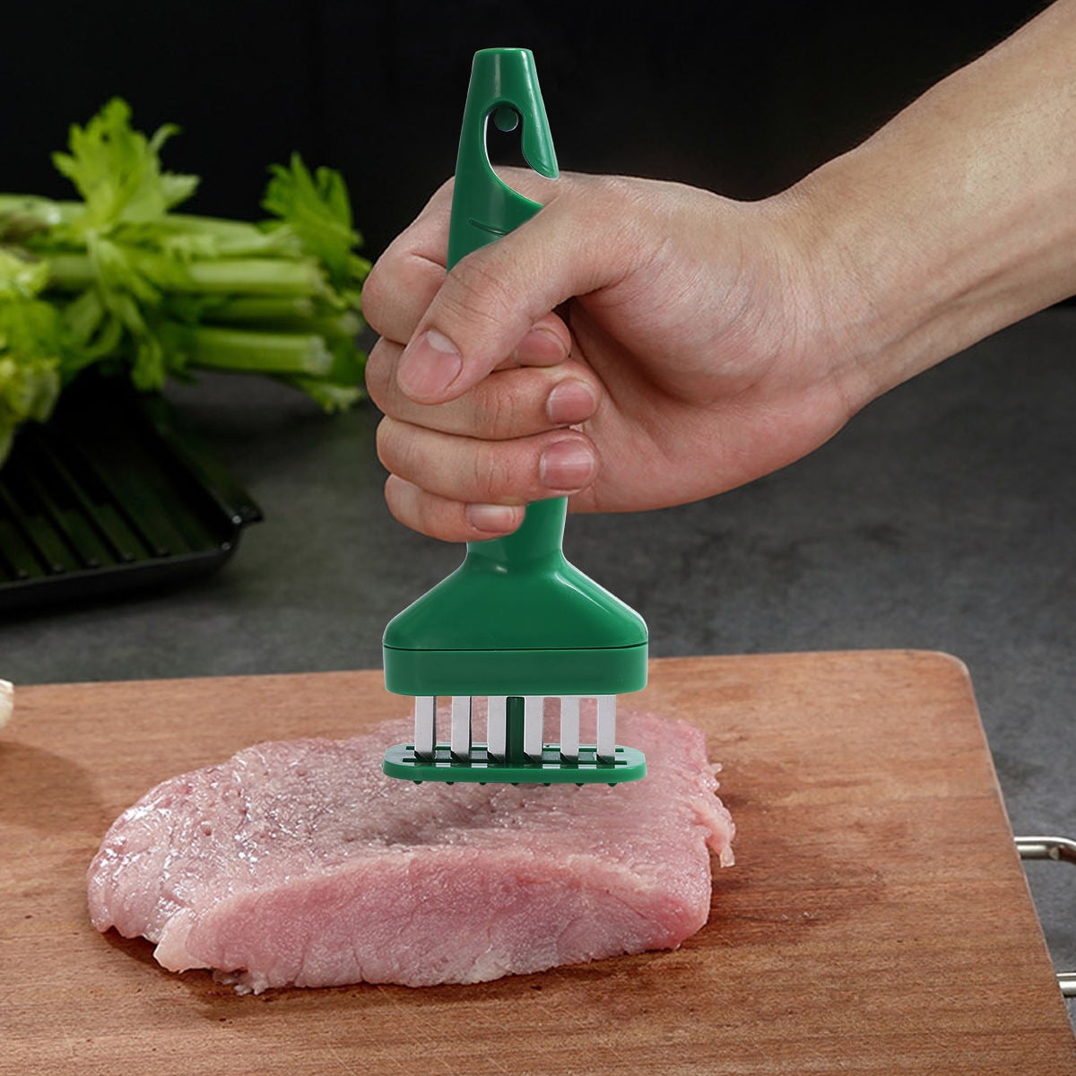 Clispeed Rolling Meat Tenderizer Steak Tenderizer Tool Plastic Meat ...