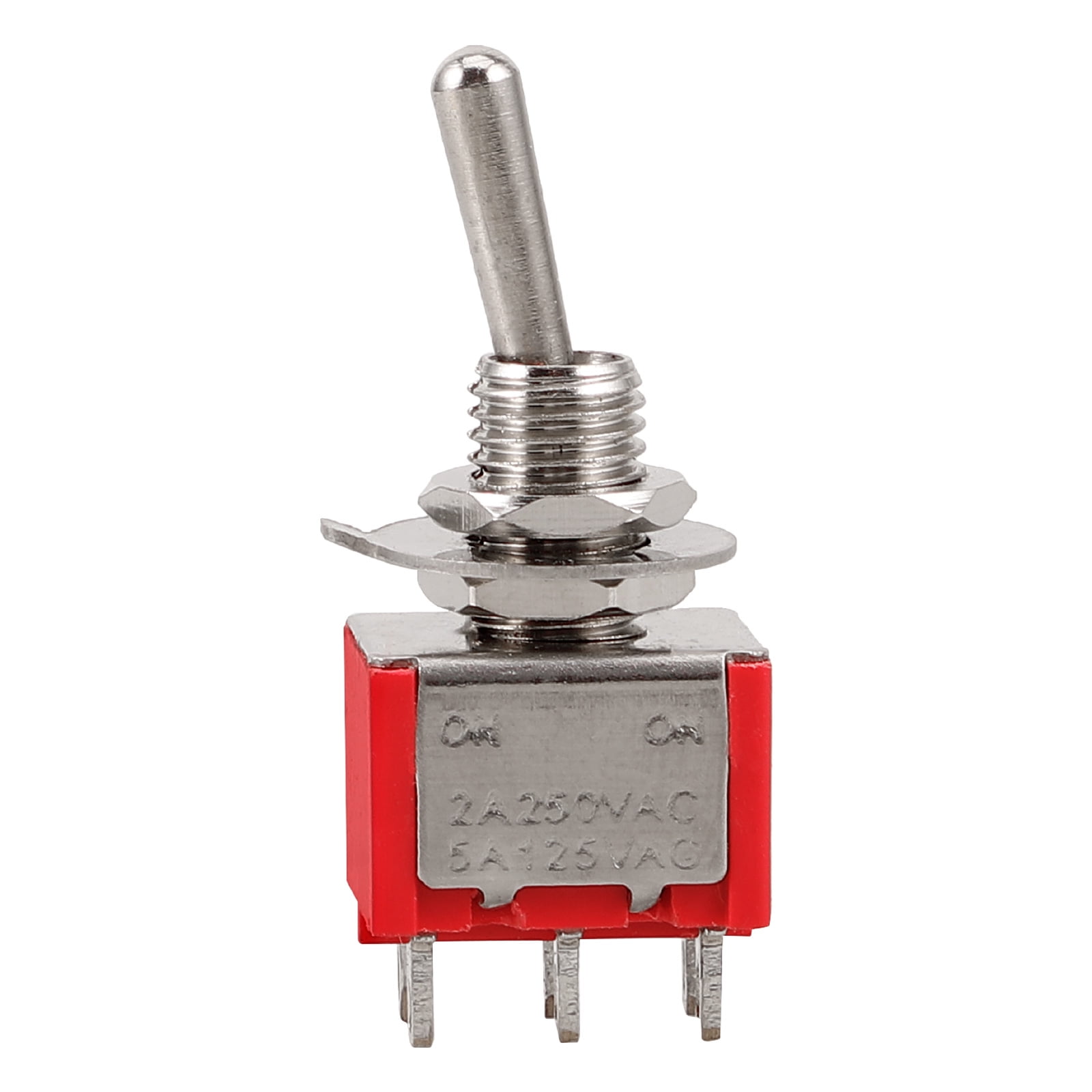 Clispeed Red Plastic Toggle Switch for Car Heavy Duty Rocker Switch ...