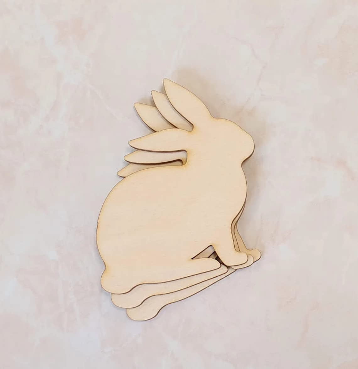 Cliths Pack of 3 pcs Wooden bunny rabbit Wooden rabbit Wooden bunny ...