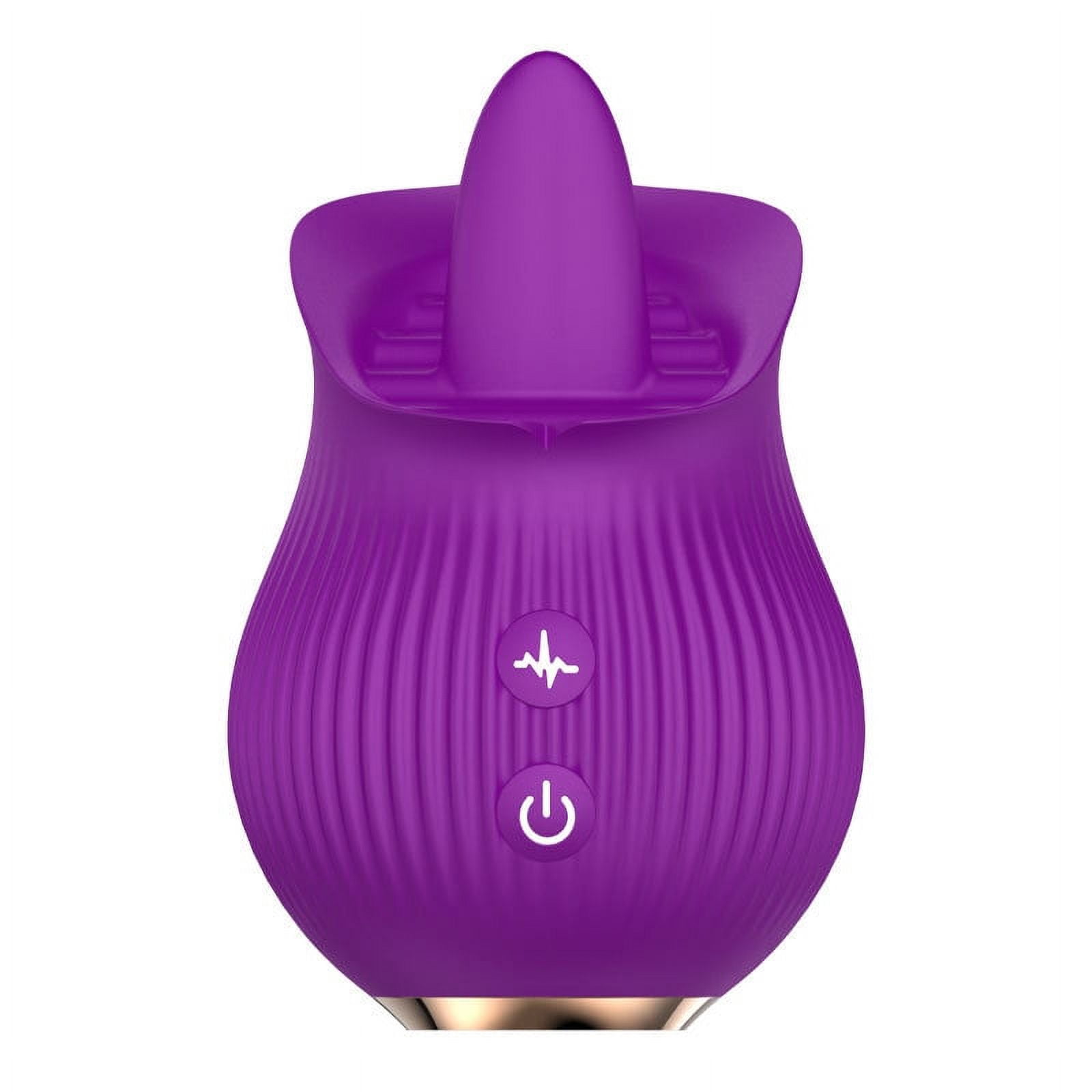 Clitoral Licking Tongue Rose Sex Toy Vibrator Stimulator For Women