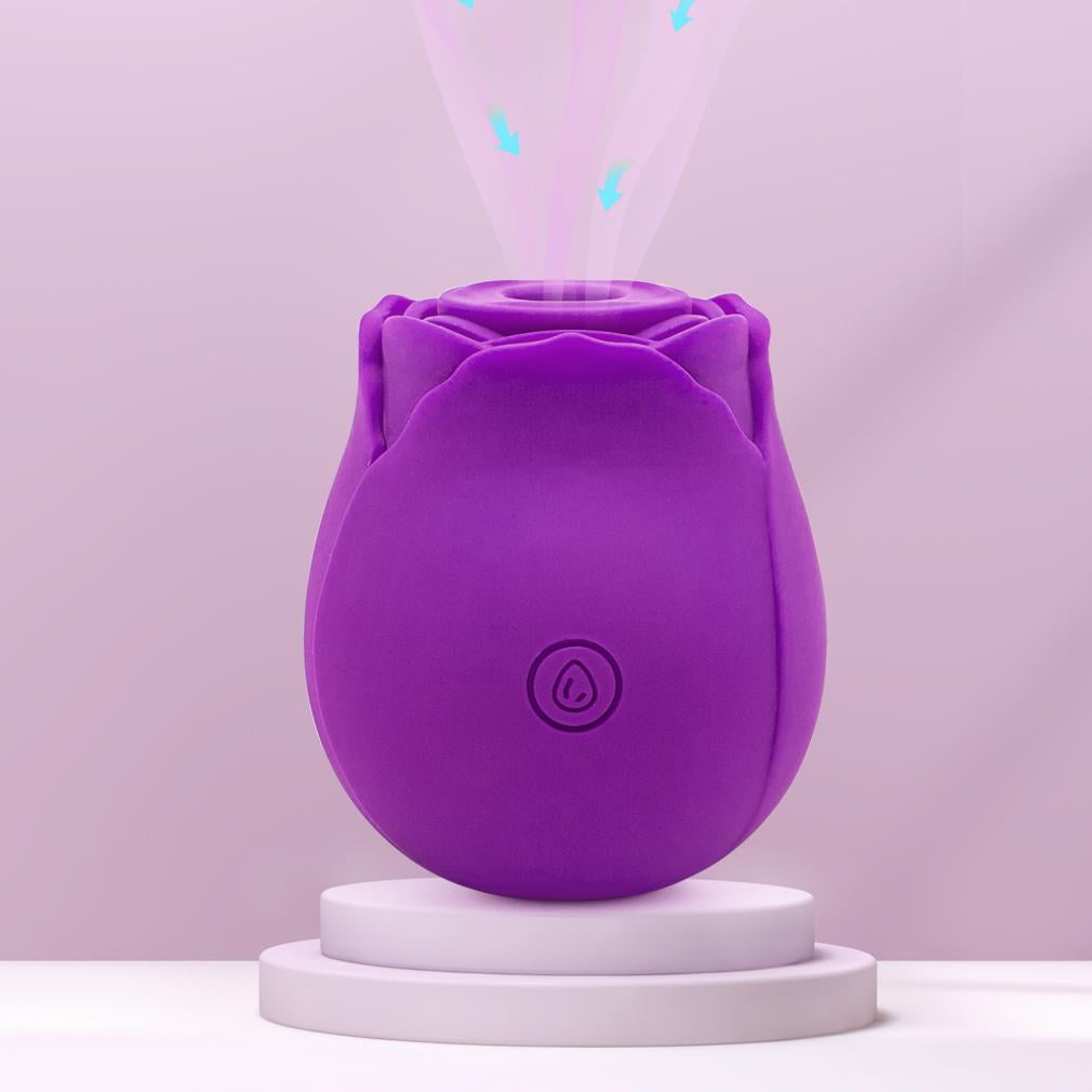 Clitoral Licking Tongue Rose Sex Toy Vibrator Stimulator For Women