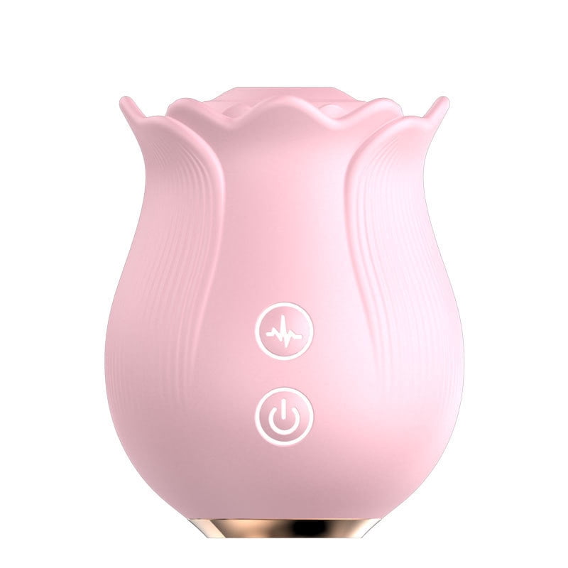 Clitoral Licking Tongue Rose Sex Toy Vibrator Stimulator For Women