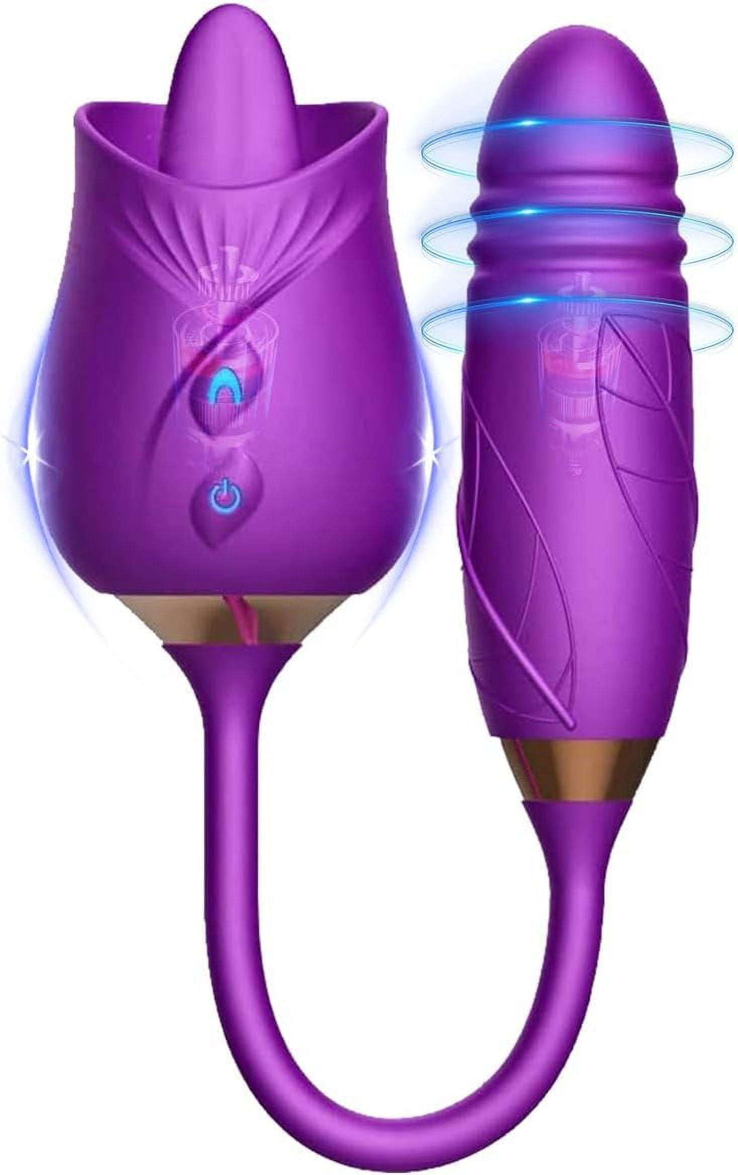 Clitoral Licking Vibrator With 8 Rabbit Modes 5 Rabbit Tongue And 10