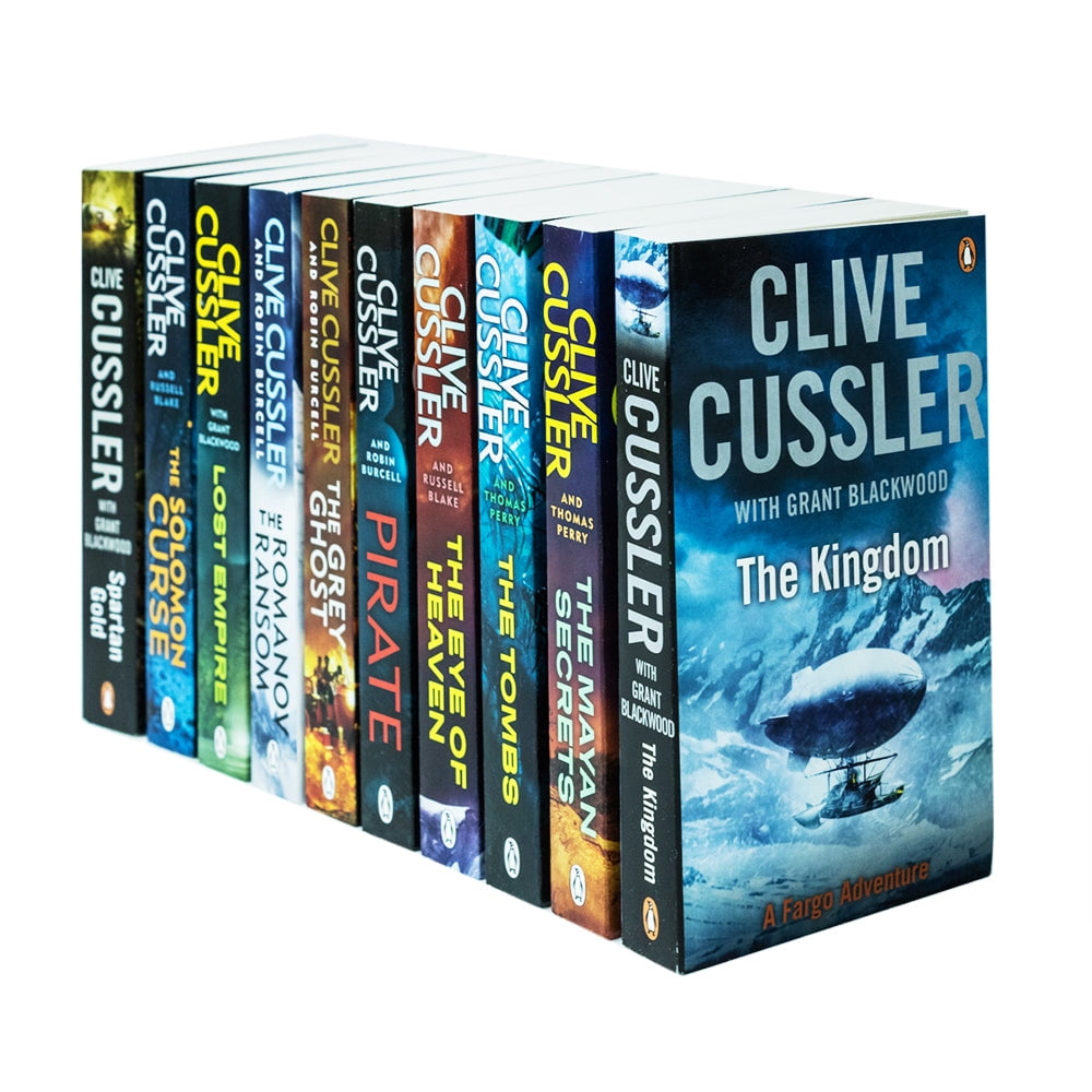 Clive Cussler 10 Book Collection Set (The Kingdom,Mayan Secrets,Tombs ...