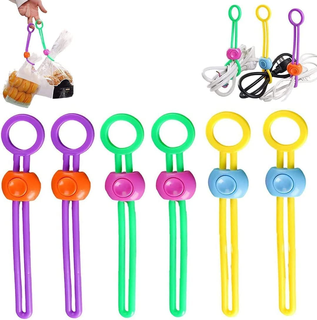 Clixera MultiPurpose Sealer Clips Reusable Food Clips Sealing Tape ...