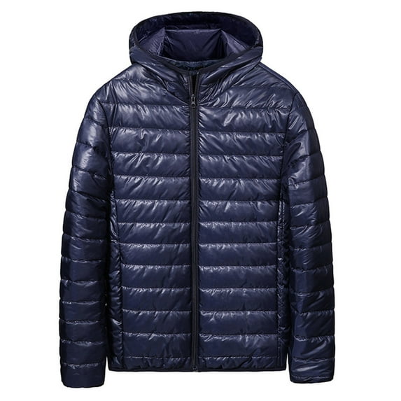 Cllios Mens Puffer Jacket Winter Packable Quilted Jacket Winter Warm ...
