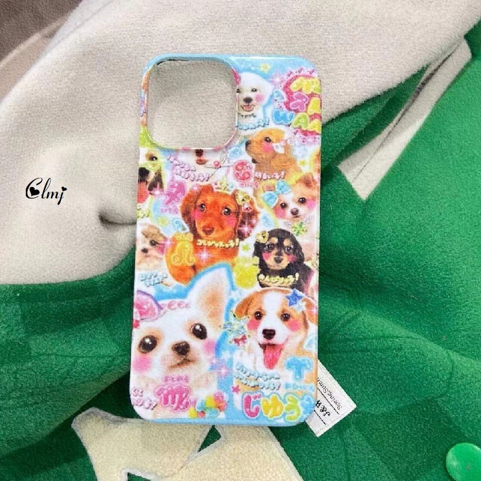 Clmj Japanese Vintage Dog puppy cute animal phone case for iPhone 14 11 ...