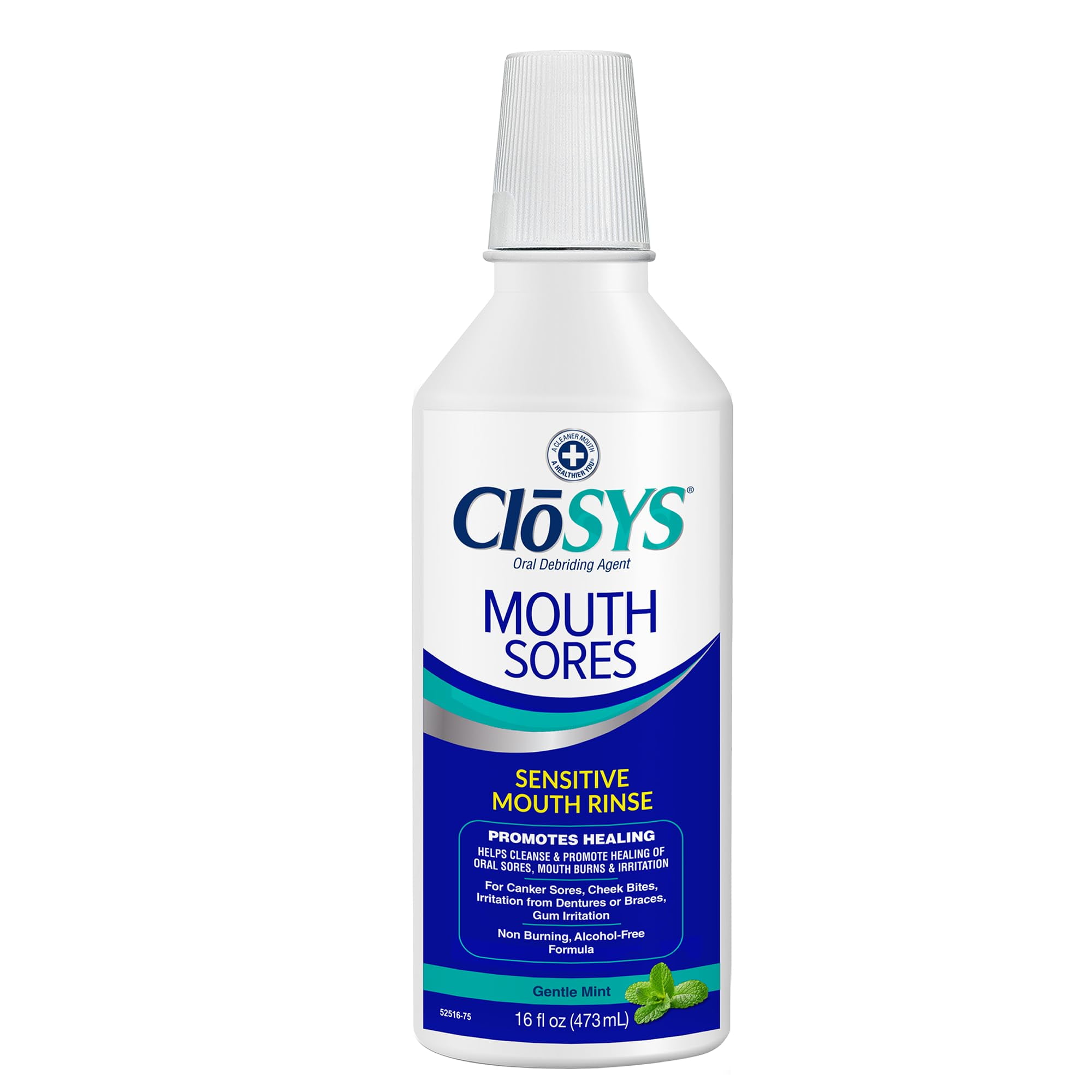 CloSYS Mouth Sore Mouthwash Cleanses and Heals Oral Sores and Canker ...