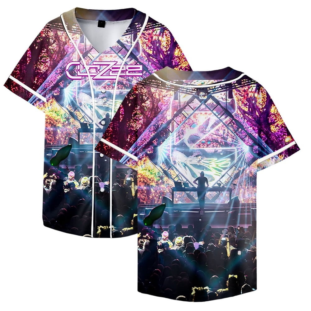 CloZee Merch Baseball Jersey Unisex Summer Fashion Electronic Music ...