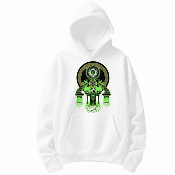 CloZee Merch Green Earth Crop Hoodie Spring Autumn Fashion Men/Women ...