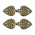Uxcell Cloak Clasp, 2 Pairs Sew on Hooks and Eyes Vintage Cape Clasps ...