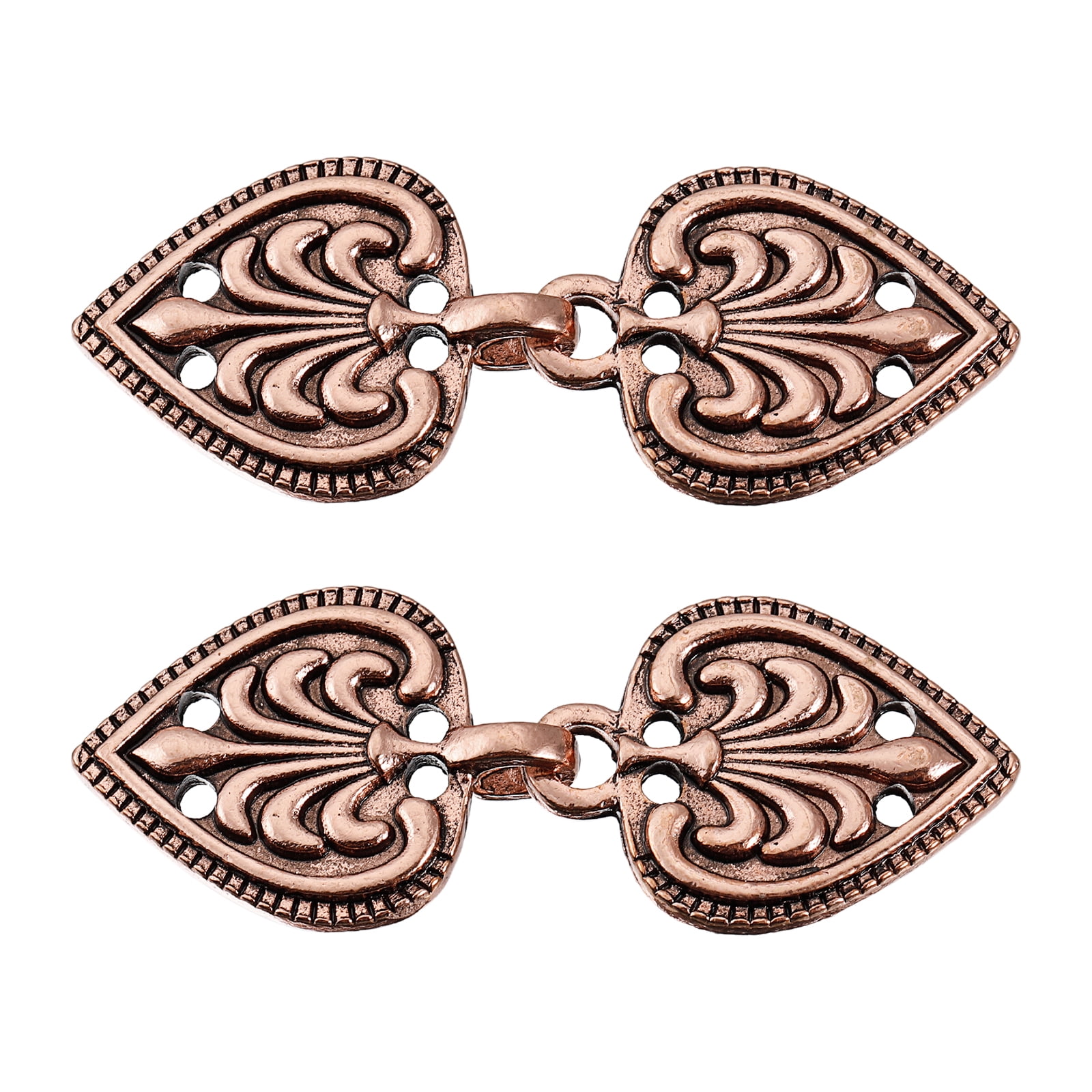 Cloak Clasp, 2 Pairs Sew on Hooks and Eyes Vintage Cape Clasps ...