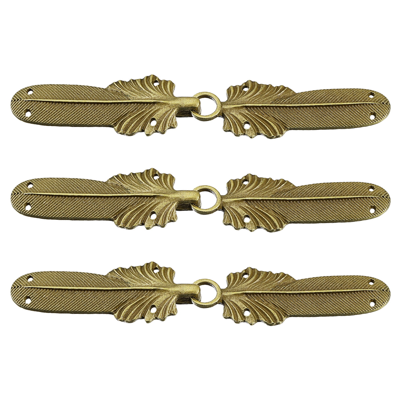 Cloak Clasp, 3 Pairs Feather Vintage Cape Clasps Sew on Hooks and Eyes ...
