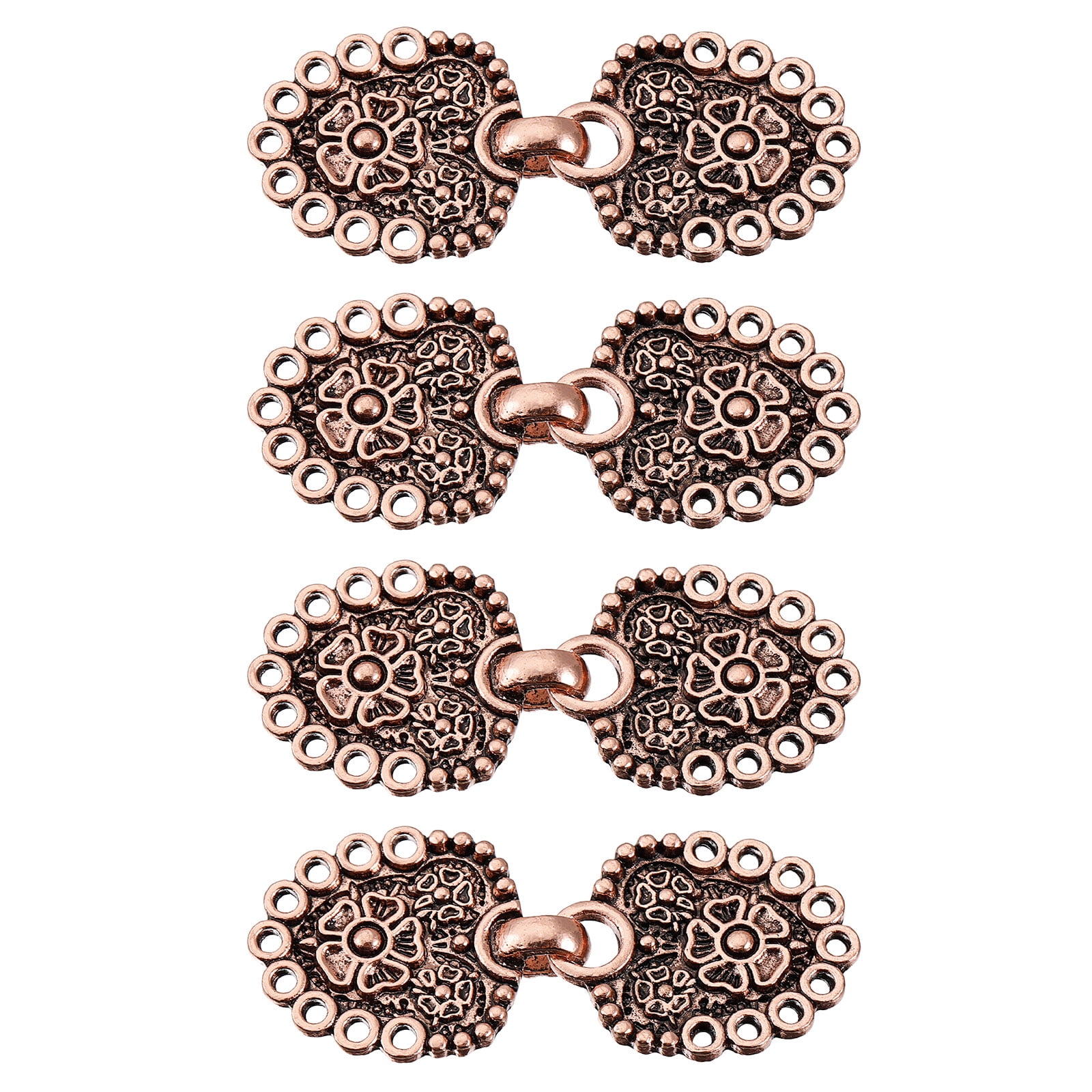 Cloak Clasp, 4 Pairs Sew on Hooks and Eyes Vintage Cape Clasps ...