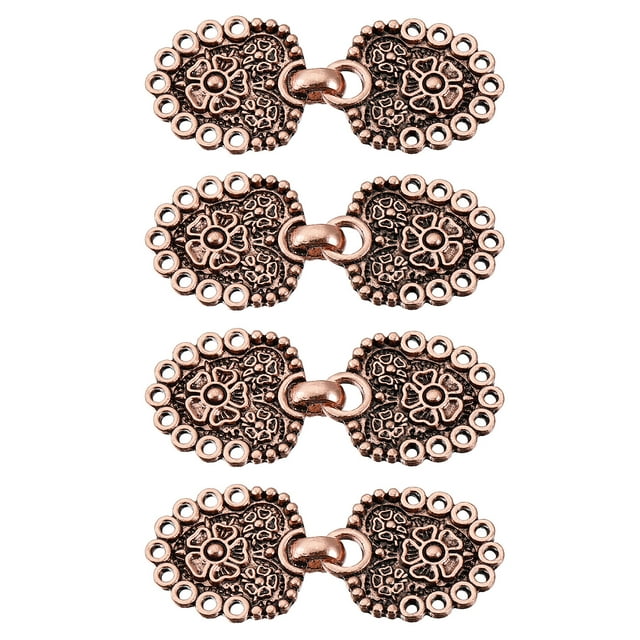 Cloak Clasp, 4 Pairs Sew on Hooks and Eyes Vintage Cape Clasps ...