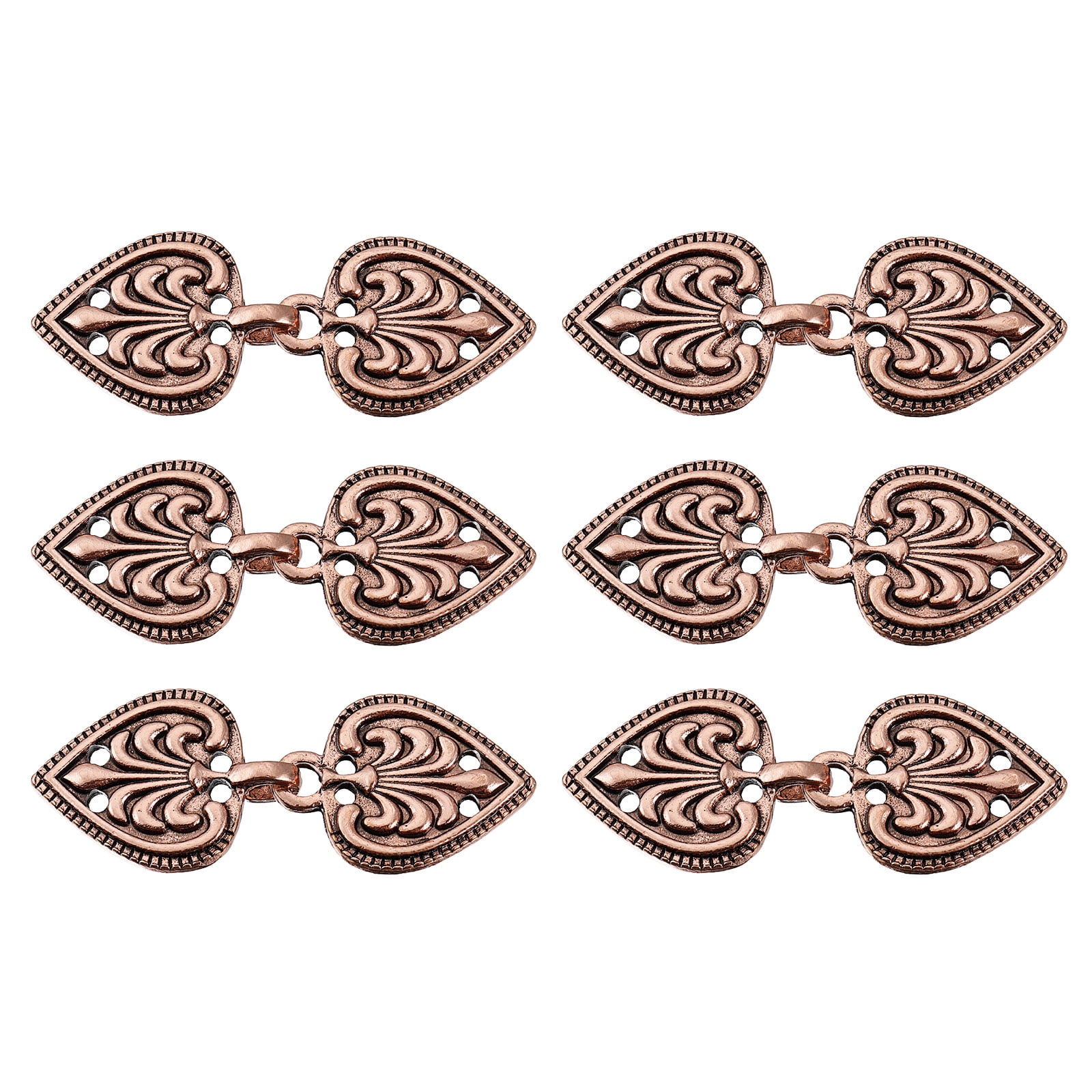 Cloak Clasp, 6 Pairs Sew on Hooks and Eyes Vintage Cape Clasps ...