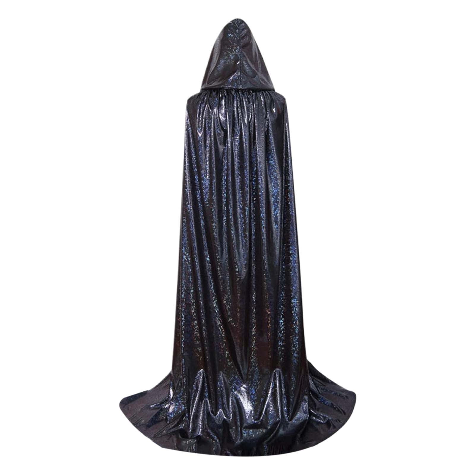 Cloak With Hood for Adults Shiny Cape for Parties Themed Events Unique ...