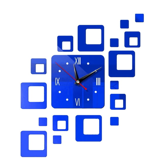 Creative Clock Acrylic Wall Sticker Universal Home Clock Combination ...