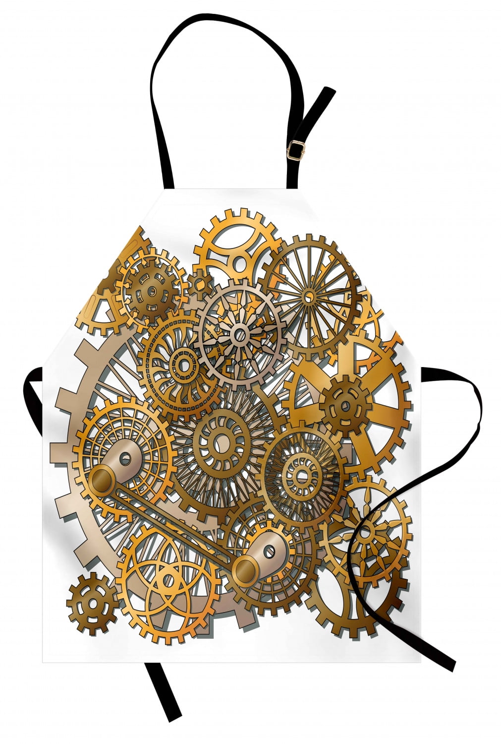 Clock Apron The Gears in the Style of Steampunk Mechanical Design ...