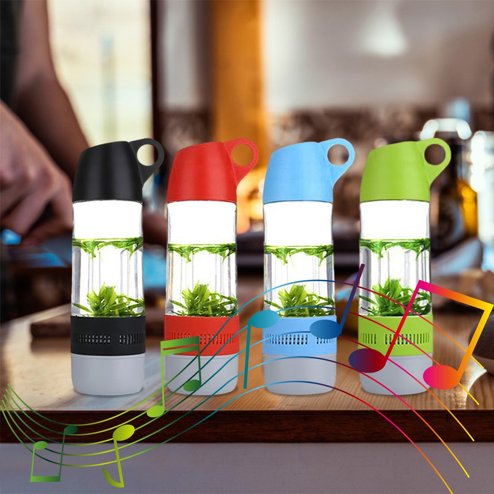 Clock,Desk,Silent Alarm,Sweeping Second Hand,Modern Minimalist Design ...