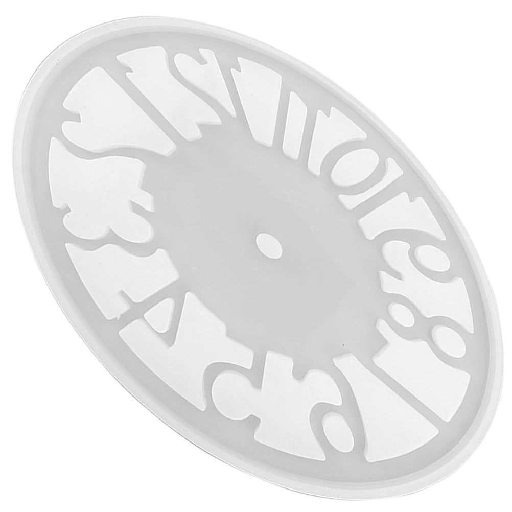 Oecoator Clock Dial Mold Clocks Silicone Clock Molds Epoxy Resin for ...