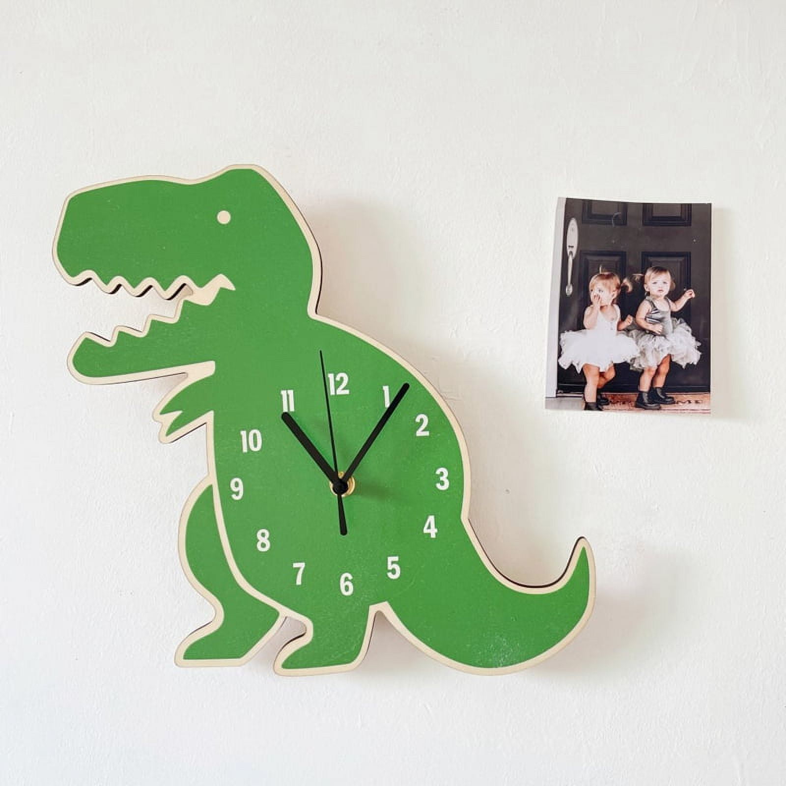 Clock Dinosaur Wall Clock for Office Living Room Home Decor - Walmart.com