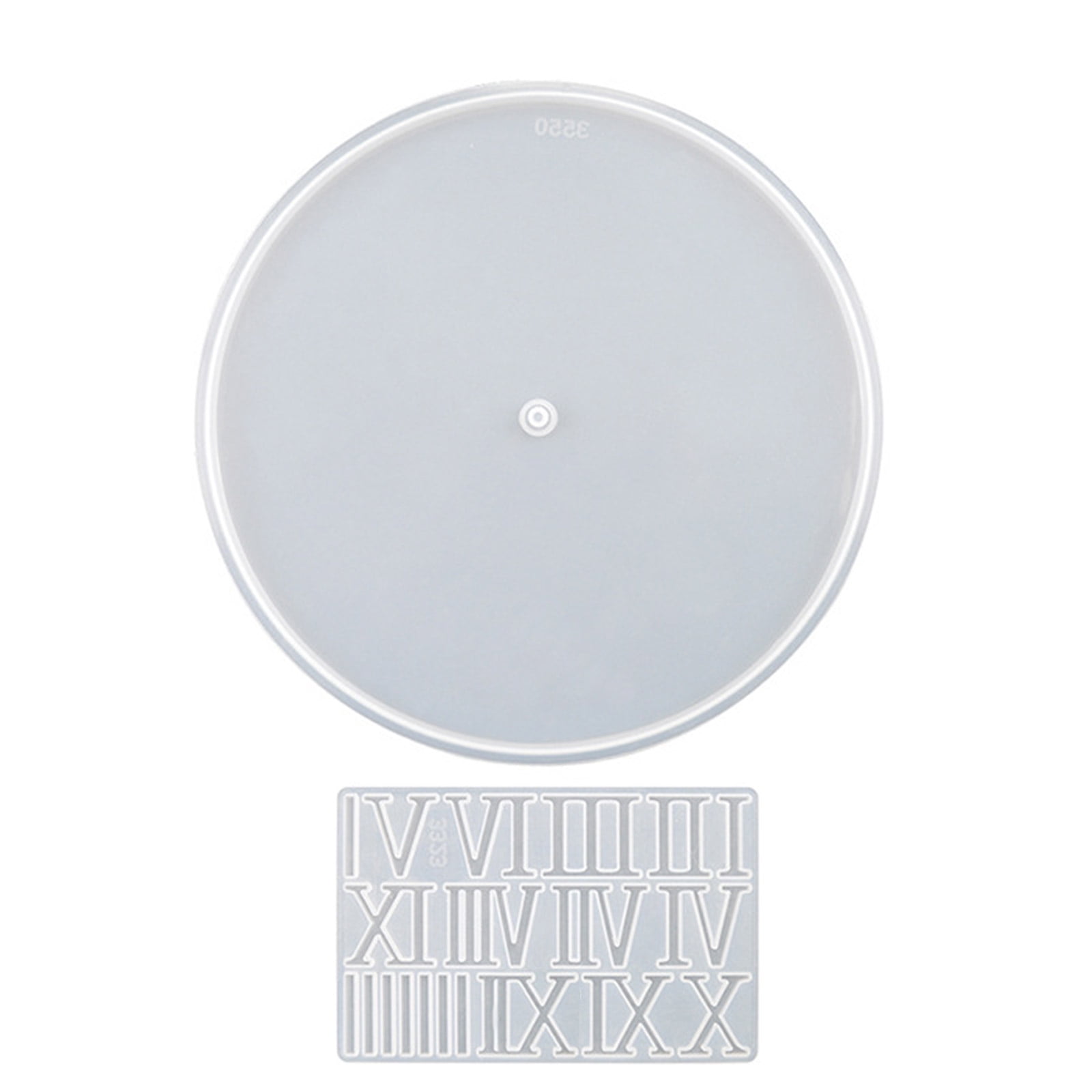Clock Epoxy Mold for Resin Casting Clock Wall Decors Mould Number Clock ...