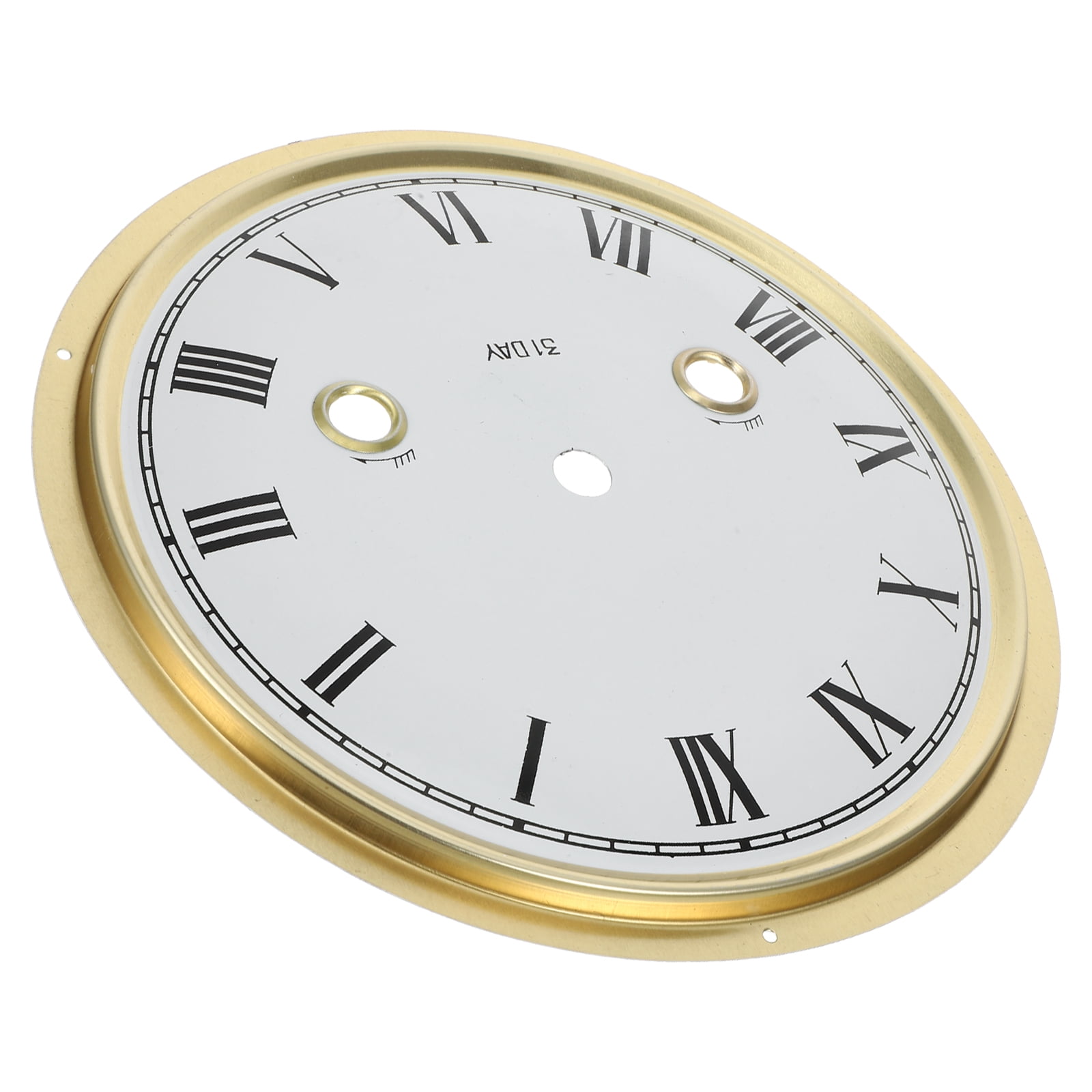 Clock Face Numeral Clock Dial DIY Clock Kit Round Wall Clock Dial Plate ...