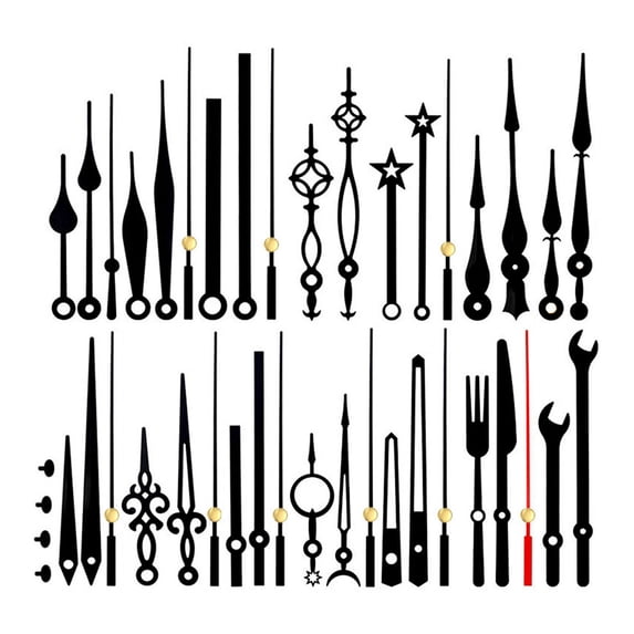 Clock Hands Different Clock Hands for 25-40cm Diameter Clock Panel ...