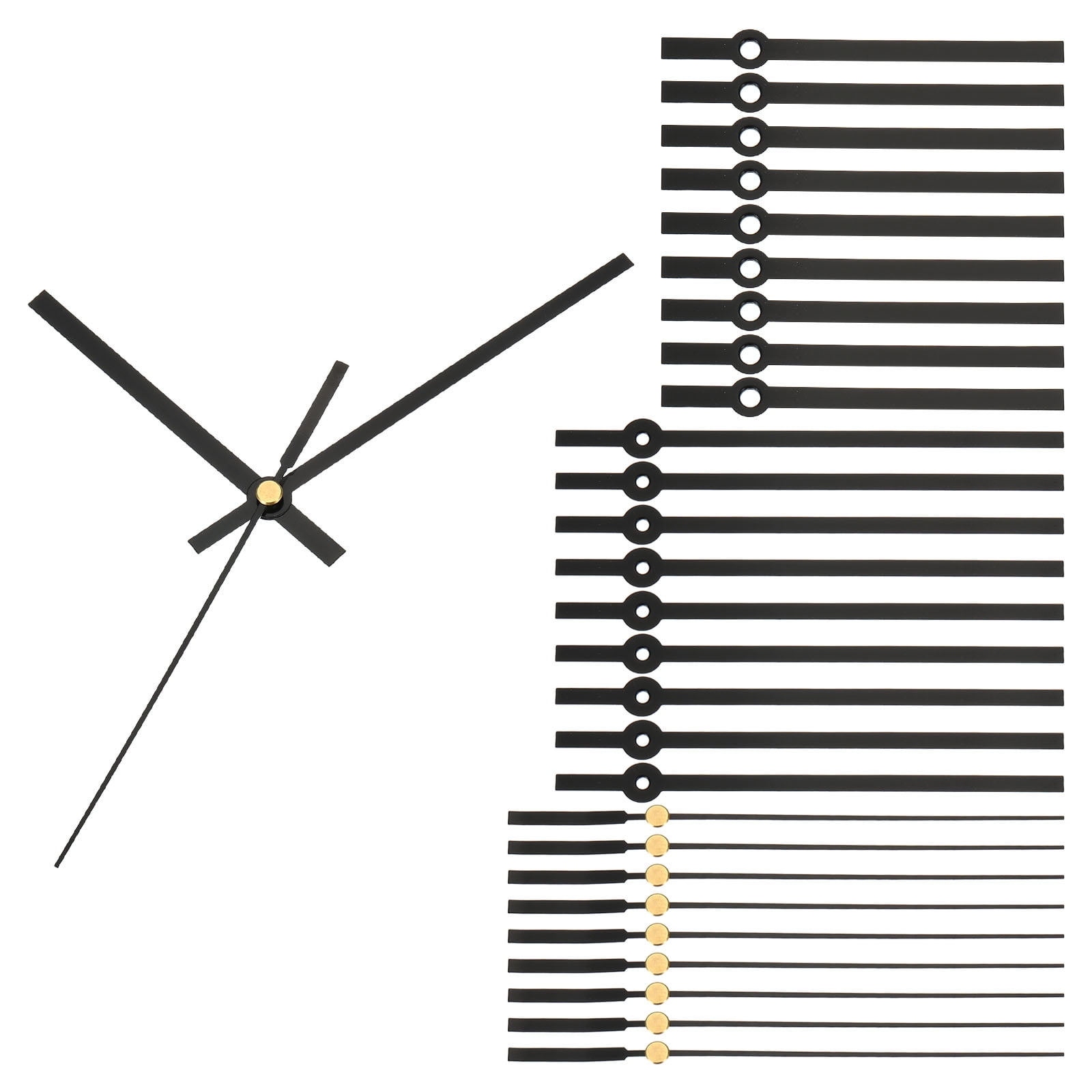 Clock Hands Kit, 10 Set Clock Hands Kits Clock Mechanism Movement ...