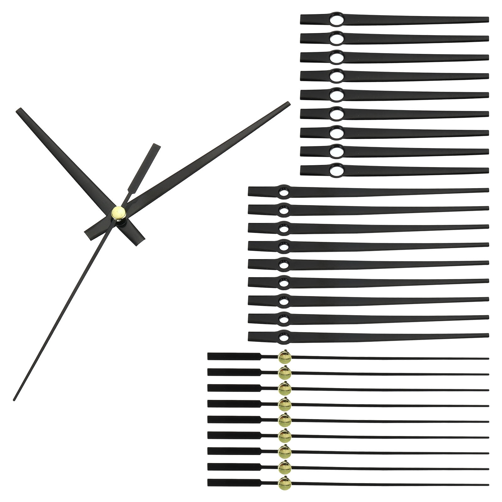 Clock Hands Kit, 10 Set Clock Hands Kits Clock Mechanism Movement ...