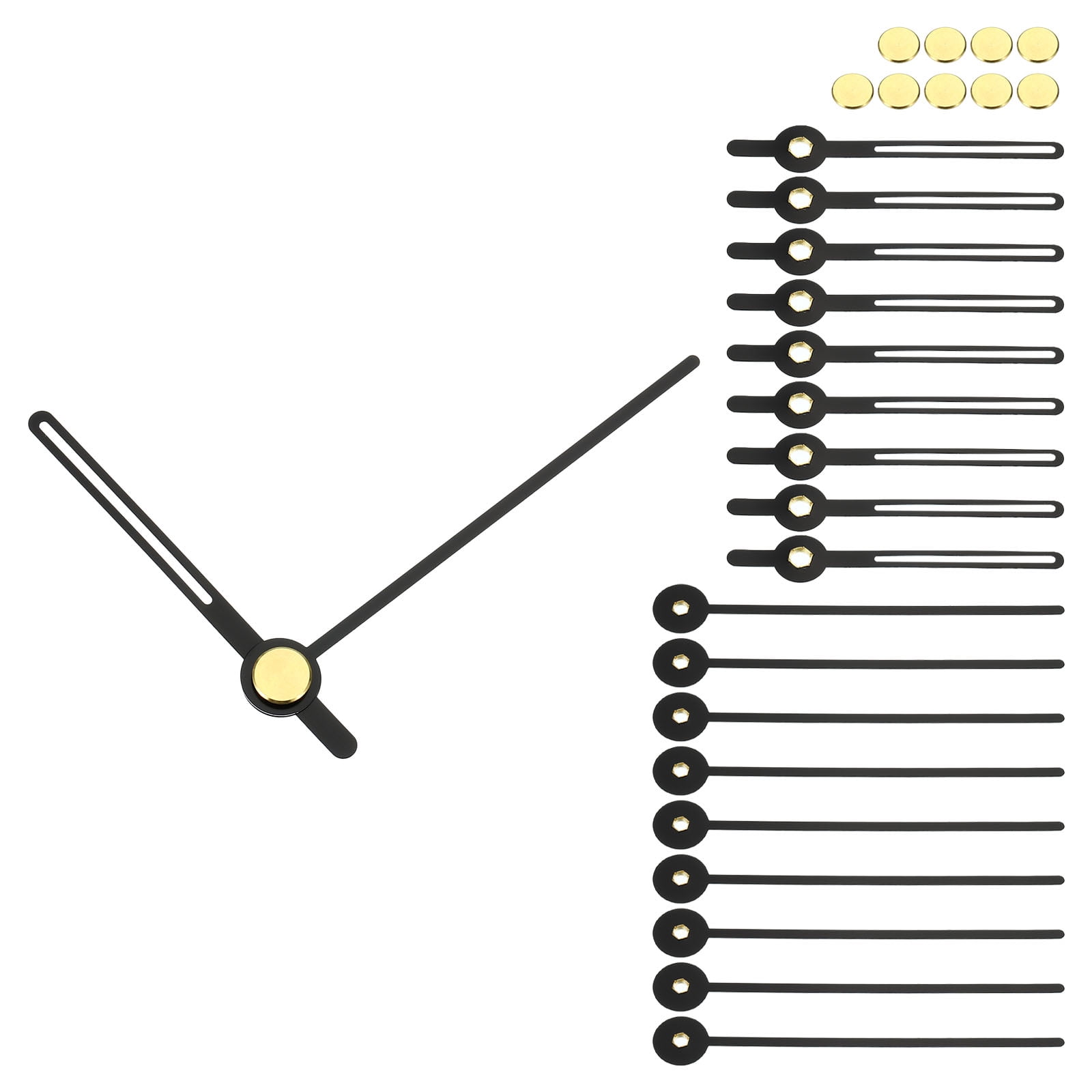 Clock Hands Kit, 10 Set Clock Hands Kits Clock Mechanism Movement ...
