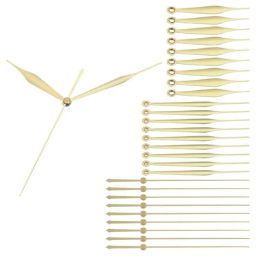 Uxcell Clock Hands Kit, 3 Set Wooden Clock Mechanism Movement Wall ...