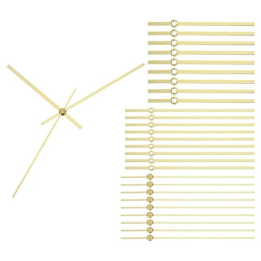 Uxcell Clock Hands Kit, 3 Set Wooden Clock Mechanism Movement Wall ...