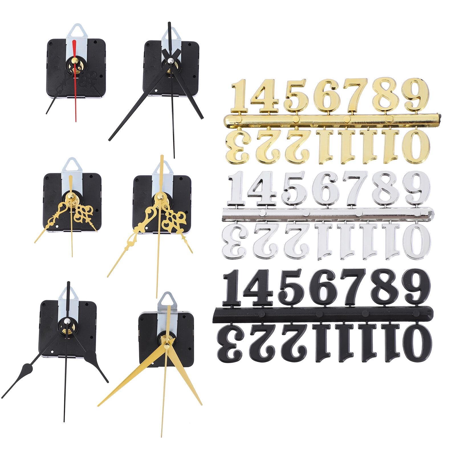 Clock Hands Mechanism Plastic Replacement Quartz Movement DIY ...