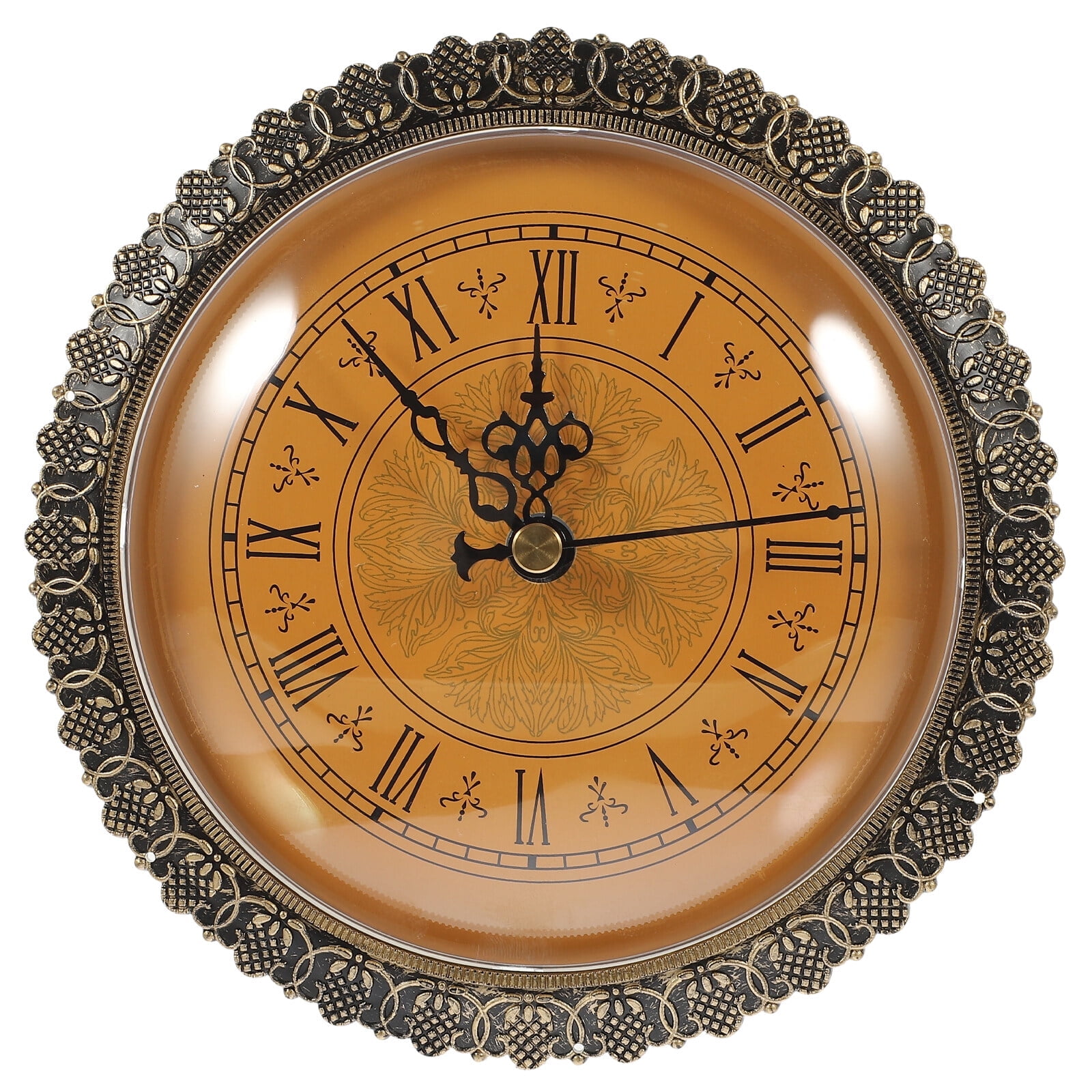 Clock Inserts,Retro Clock Insert Diy Round Clock Roman Number Inlaid ...