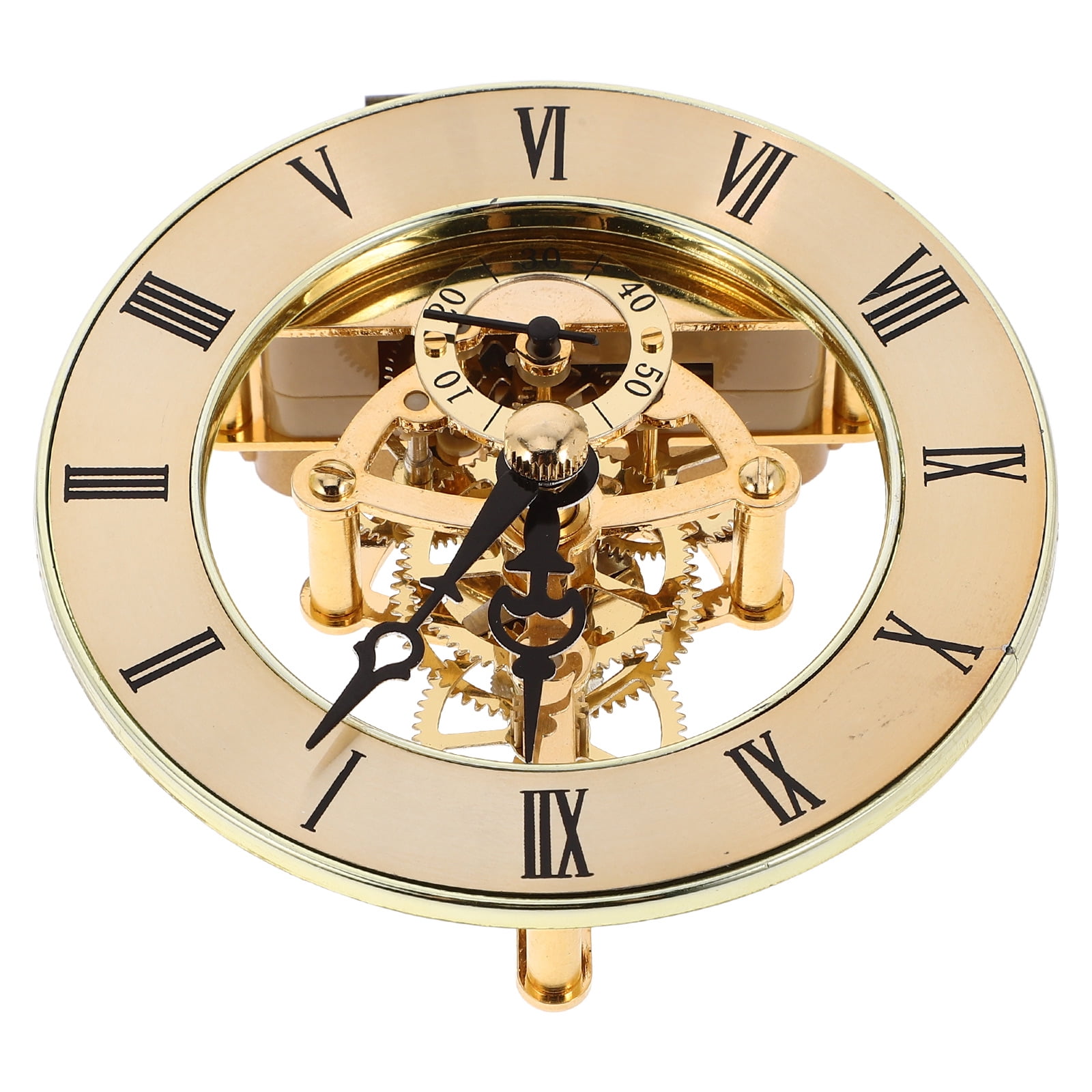 Clock Inserts Round Clock Movement Globe Clock Roman Numerals Diy For ...